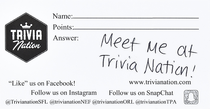 TRIVIA NATION HOME - Trivia Nation